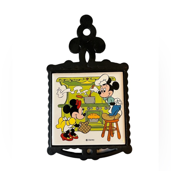 Disney | Kitchen | Vintage Walt Disney Mickey Minnie Mouse Cooking ...